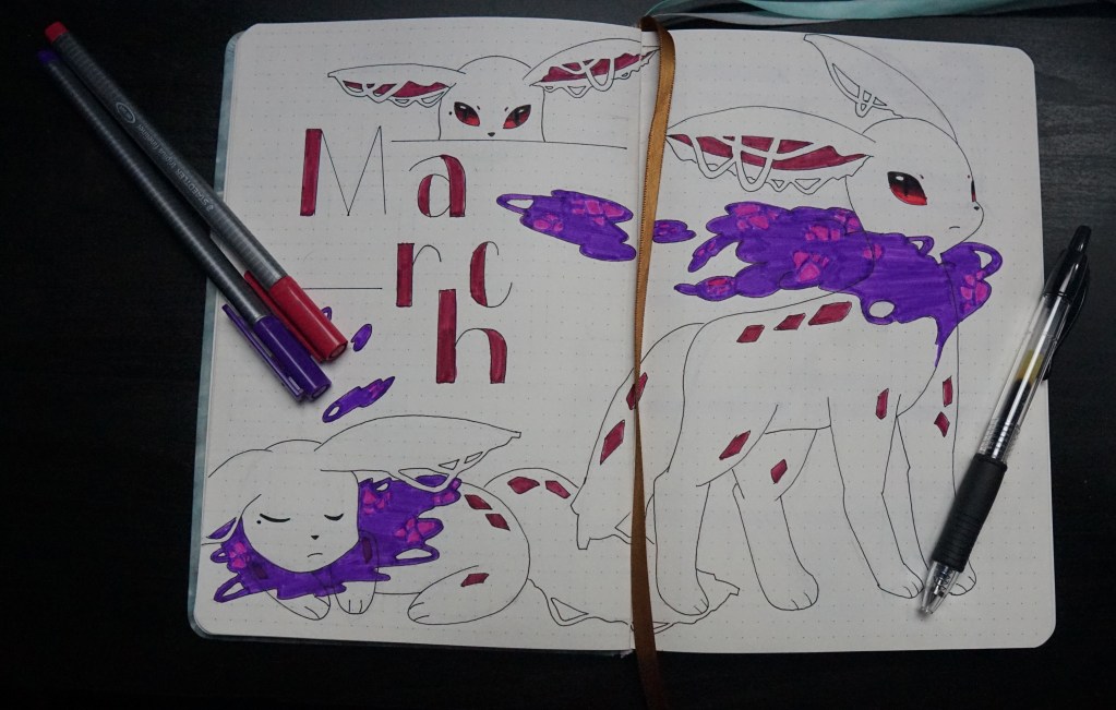 March Bullet Journal: Hazeon Edition - Make Craft Game