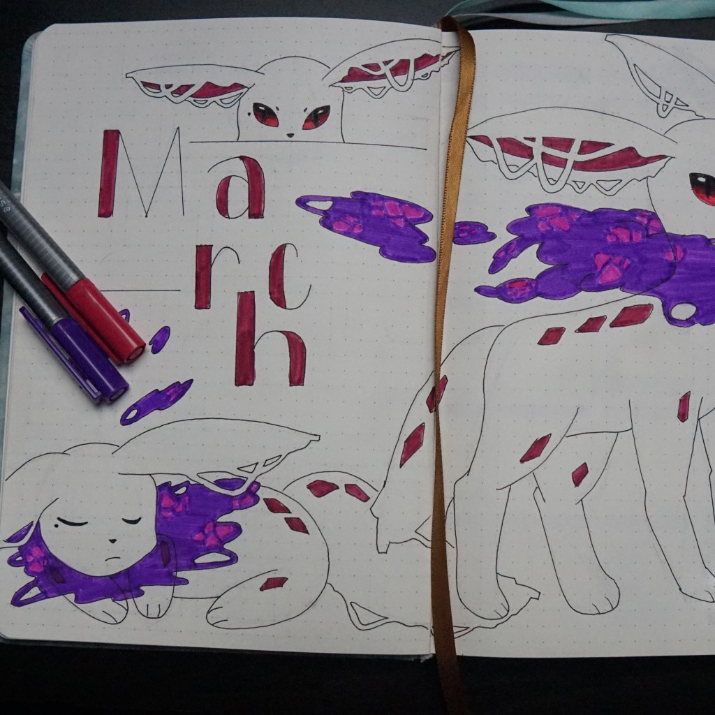 March Bullet Journal: Hazeon Edition - Make Craft Game