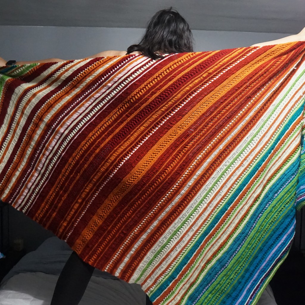 2022 Temperature Shawl (A Recap) - Make Craft Game