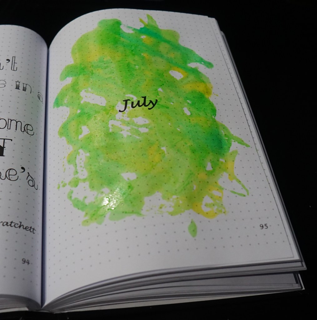 Watercolor July Bullet Journal · Make Craft Game