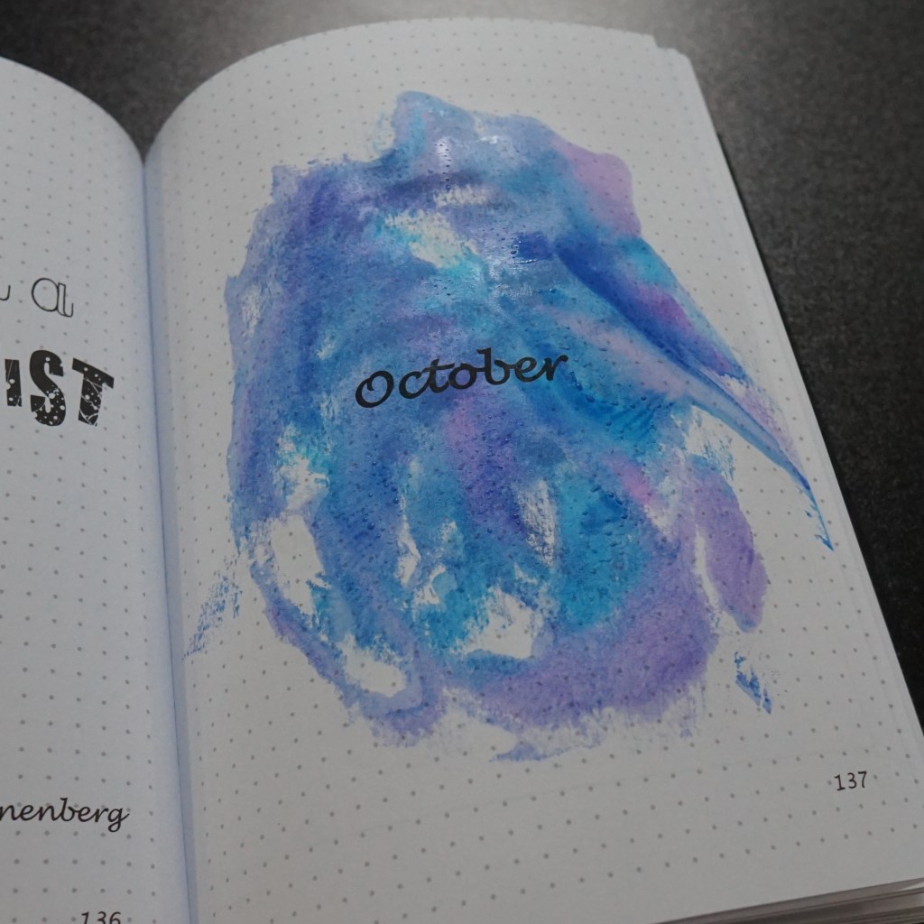 Watercolor October Bullet Journal · Make Craft Game