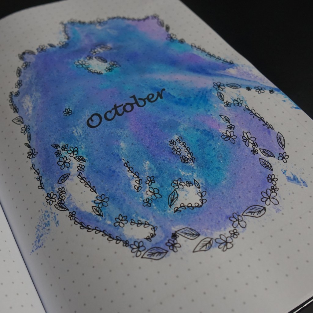 Watercolor October Bullet Journal - Make Craft Game