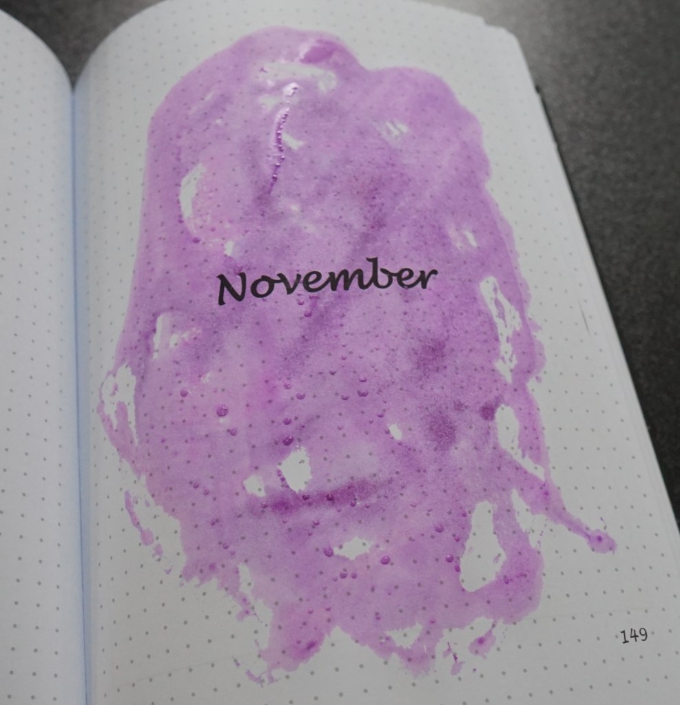 Watercolor November Bullet Journal · Make Craft Game