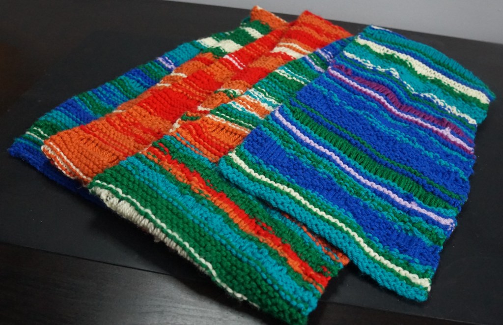 2023 Finished Temperature Scarf · Make Craft Game