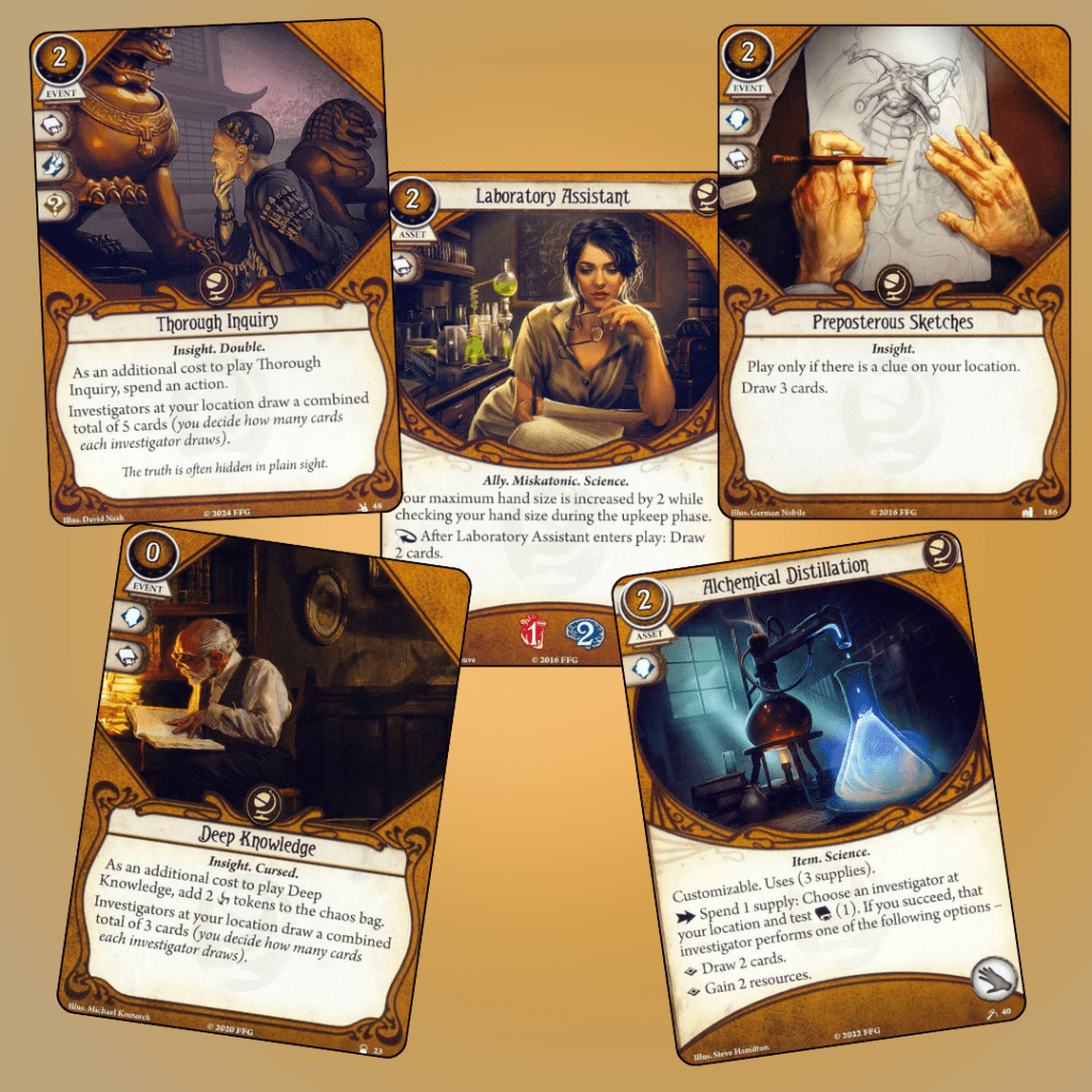 Arkham Horror LCG: Seeker Class · Make Craft Game