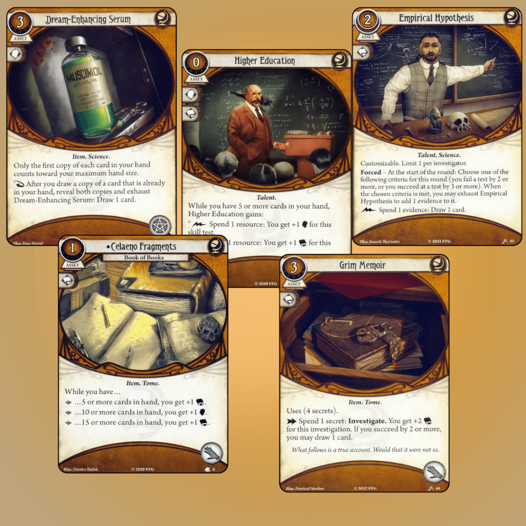 Arkham Horror LCG: Seeker Class · Make Craft Game